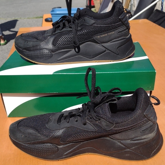Puma | Shoes | Puma Rsx Black Gum Size 2 | Poshmark